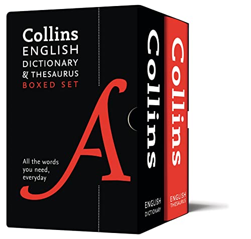 Collins English Dictionaries - English Dictionary & Thesaurus Boxed Set ...