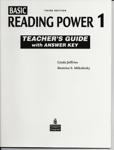 Basic Reading Power (3rd Edition) - Teacher's Guide with Answer Key ...