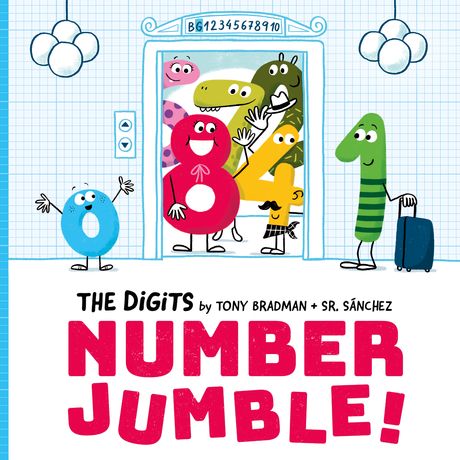 The Digits Picture Books - The Digits: Number Jumble by Tony Bradman on ...