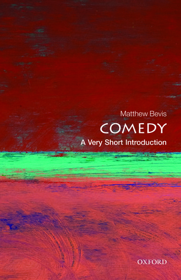 A Very Short Introduction - Comedy (Language Arts & Disciplines) by ...