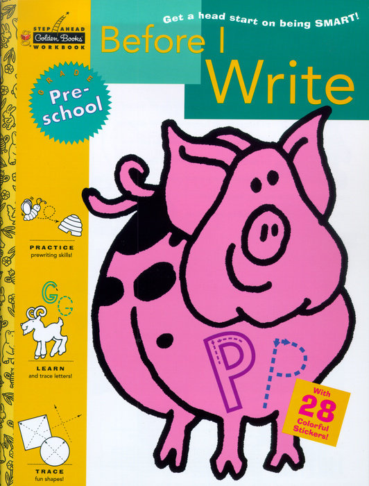 Step Ahead - Golden Books - Workbooks - Before I Write (Preschool) by ...