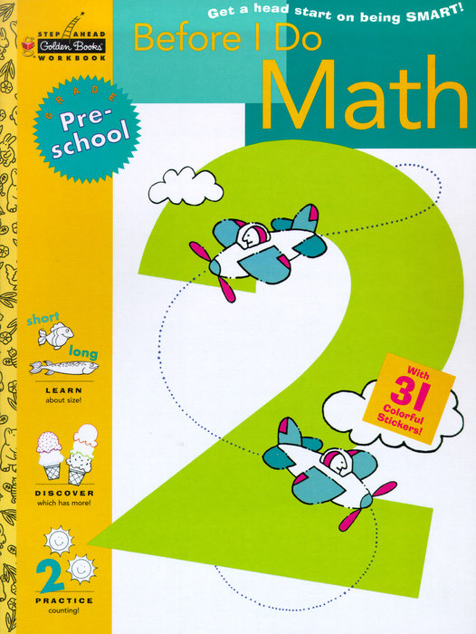 Step Ahead - Golden Books - Workbooks - Before I Do Math (Preschool) by ...