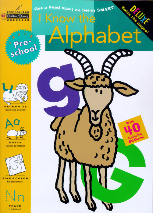Step Ahead - Golden Books - Workbooks - I Know The Alphabet Deluxe ...