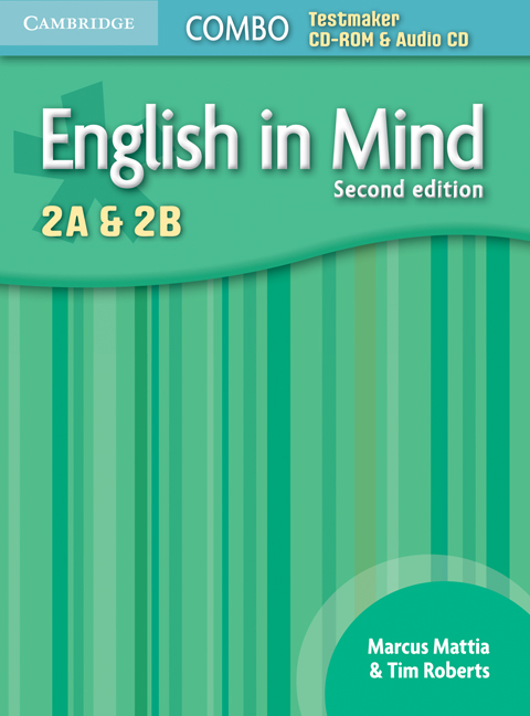 English in Mind Second Edition - Combo Testmaker CD-ROM and Audio CD ...