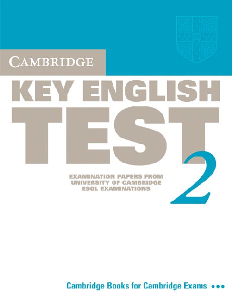 Cambridge Key English Test: 2nd Edition - Student's Book (Level 2) by ...