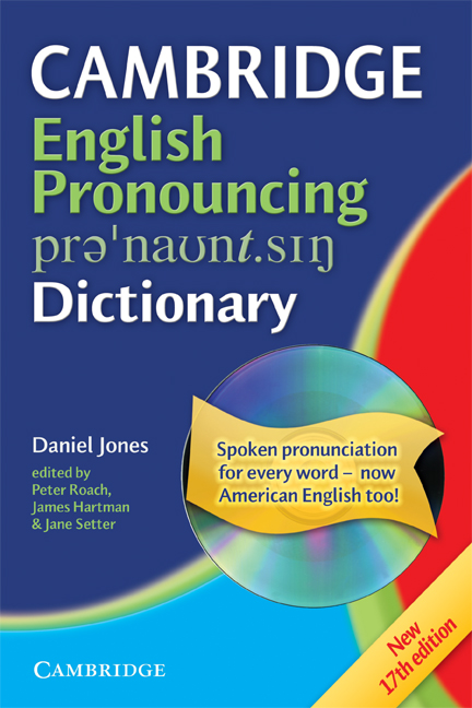 Cambridge Dictionaries - English Pronouncing Dictionary 17th Ed ...