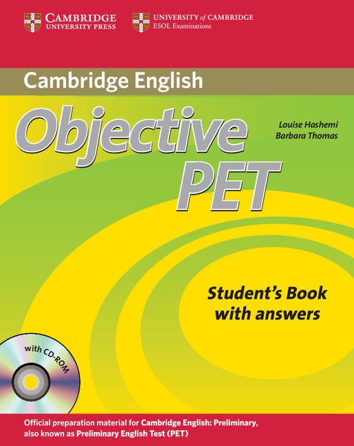 Objective PET Second Edition - Self-study Pack (Student's Book with answers with CD-ROM and ...