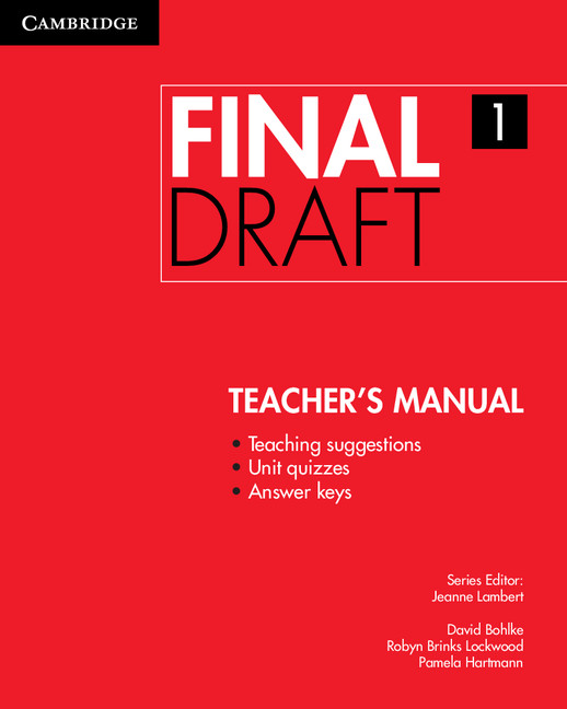 Final Draft Teacher s Manual Level 1 By Jeanne Lambert On ELTBOOKS final-draft-teacher-s-manual-level-1-by-jeanne-lambert-on-eltbooks