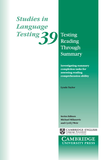 Studies in Language Testing - Testing Reading through Summary ...