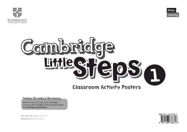 Cambridge Little Steps - Posters (Level 1) by Gabriela Zapiain on ...