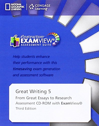 The Great Writing Series: 3rd/4th Edition - Assessment CD-ROM with ...