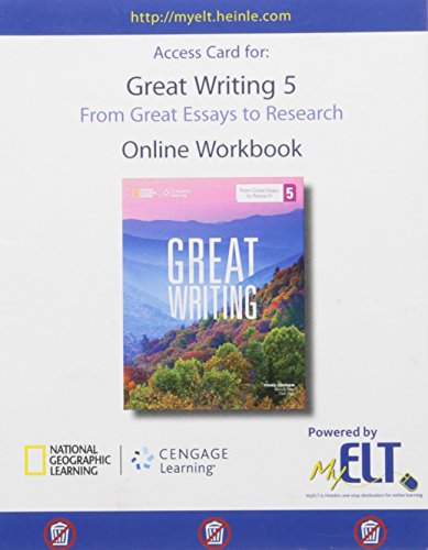 The Great Writing Series: 3rd/4th Edition - Online Workbook (Level 5 ...
