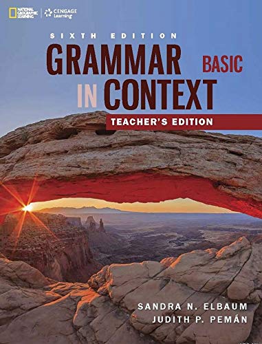 Grammar in Context 6th Edition - Teacher’s Edition (Basic) by Sandra N ...