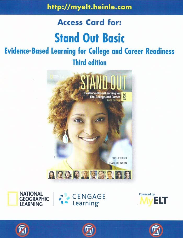 Stand Out: 3rd Edition - Online Workbook (Printed Access Code) (Basic ...