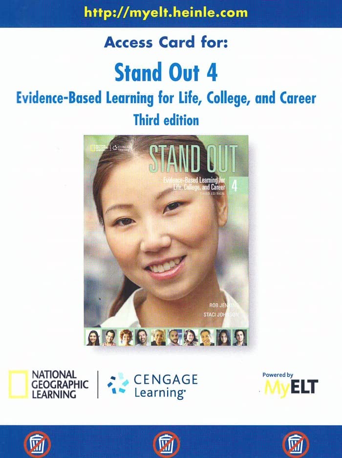 Stand Out: 3rd Edition - Online Workbook (Printed Access Code) (Level 4 ...