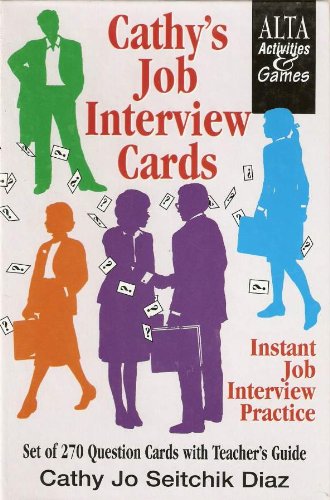 Various Random Titles - Cathy's Job Interview Cards, Instant Job ...