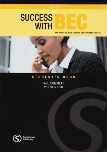 Success with BEC - Student Book (Higher) by Rolf Cook, Mara Pedretti ...