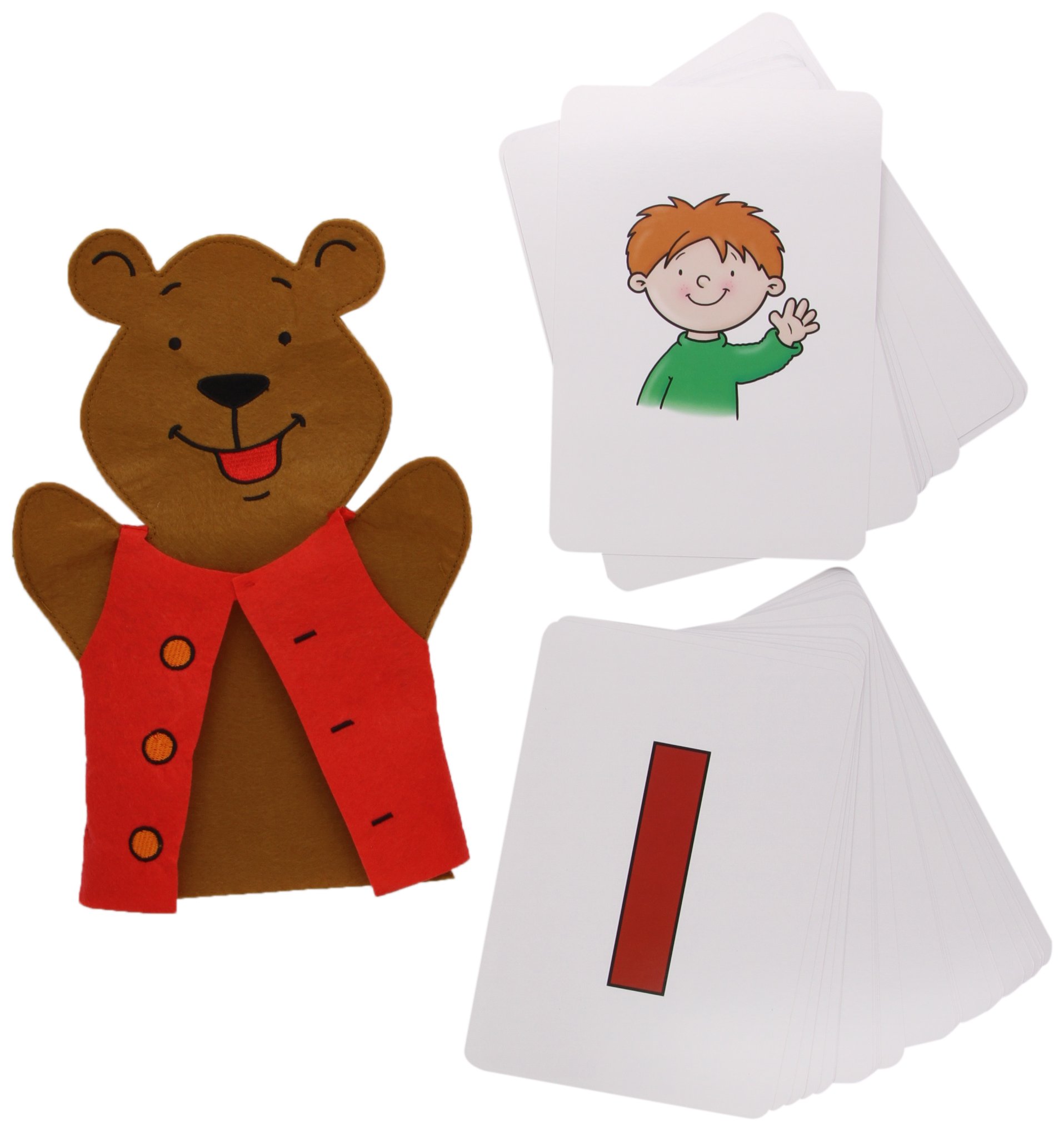 Say Hello! - Flashcards (57) and Puppet Ben (Book 1) by Judy West on ...