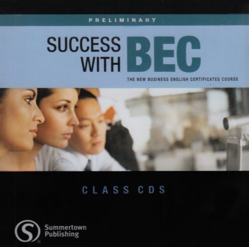 Success with BEC - Class Audio CDs (Preliminary) by Rolf Cook, Mara ...